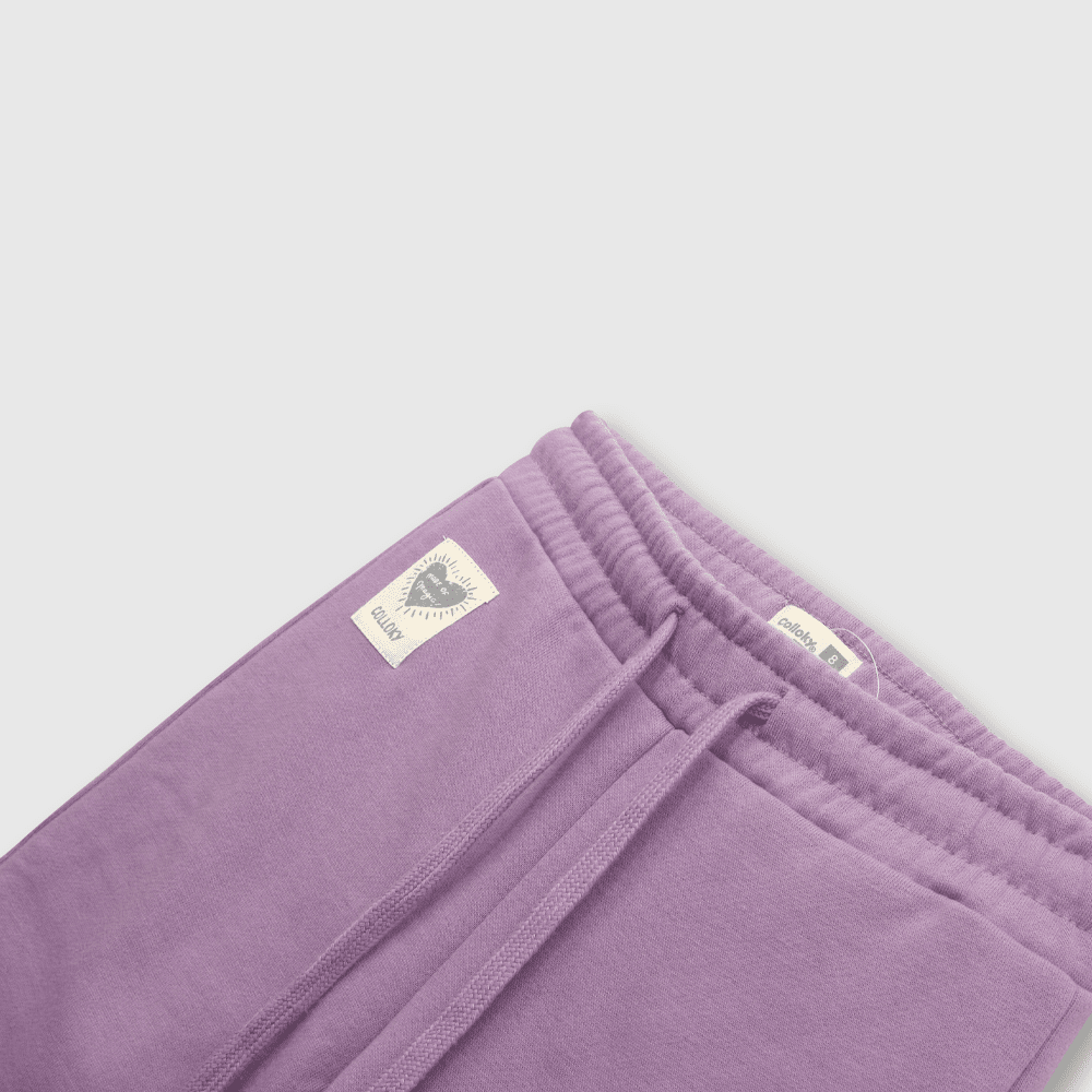 Pantalón de niña buzo clasico morado (2 a 12 años) - Colloky Chile