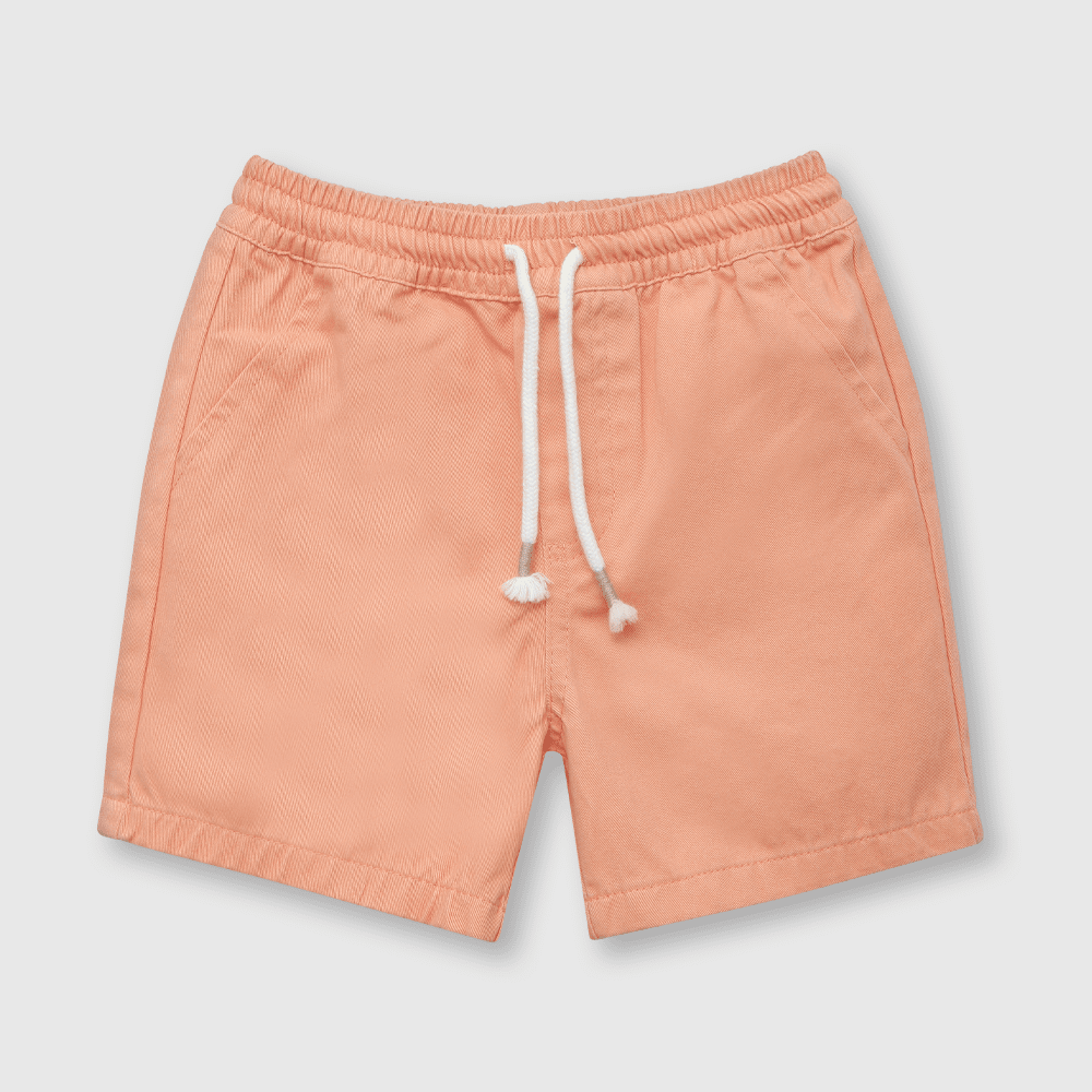 Bermuda de bebe niño naranjo (3 a 36 meses) - Colloky Chile