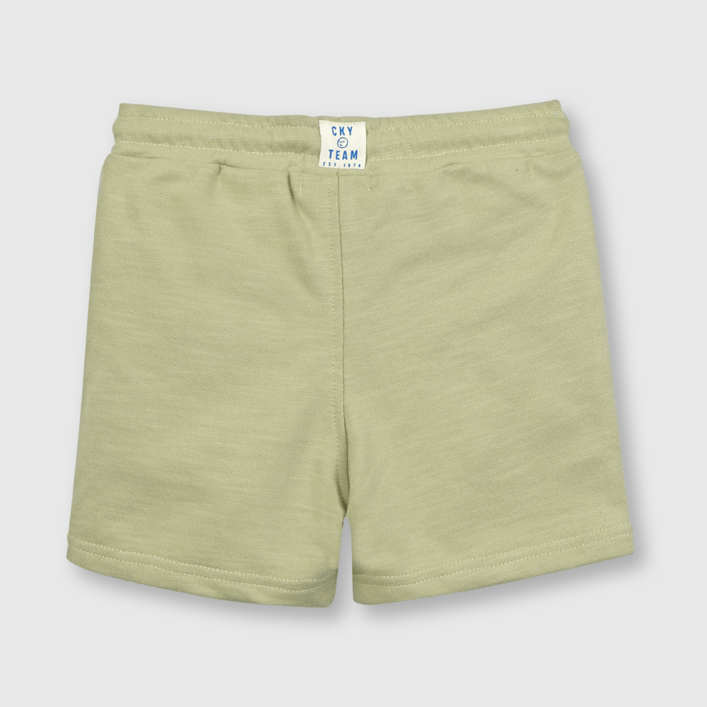 Bermuda de niño punto color verde (3 a 36 meses) - Colloky Chile