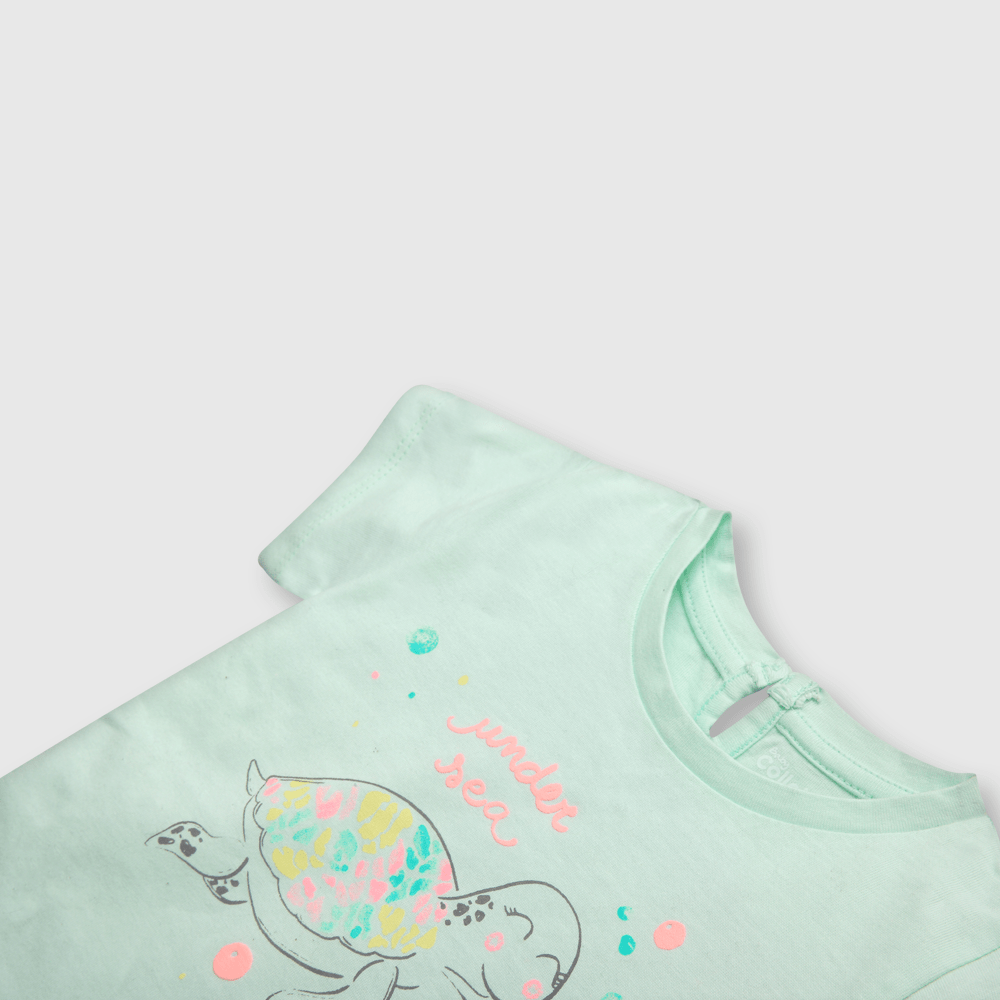 Polera de bebe niña tortuga calipso (3 a 36 meses) - Colloky Chile