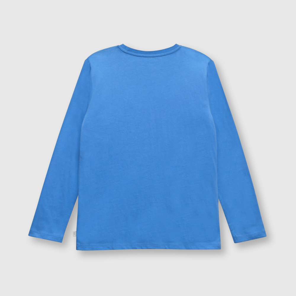 Polera de niño mapa celeste (2 a 12 años) - Colloky Chile