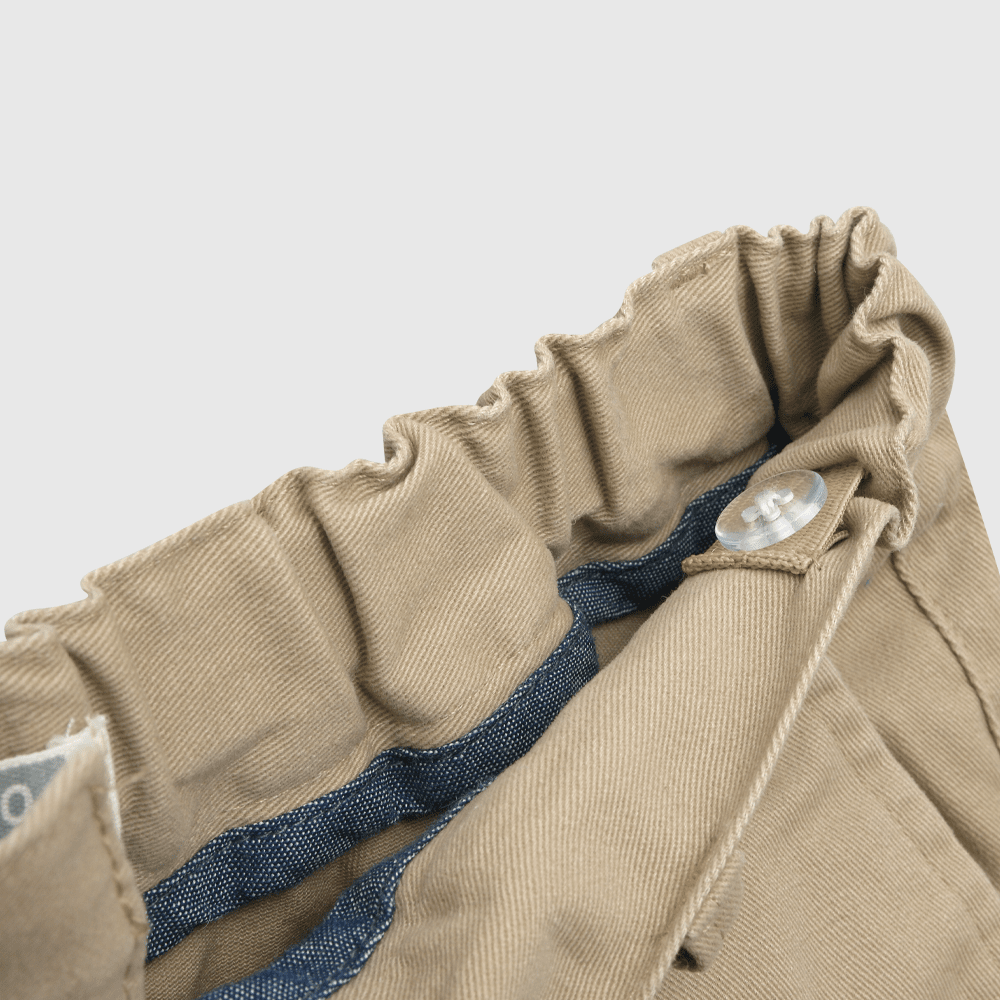 Bermuda de niño gabardina beige (2 a 12 años) - Colloky Chile