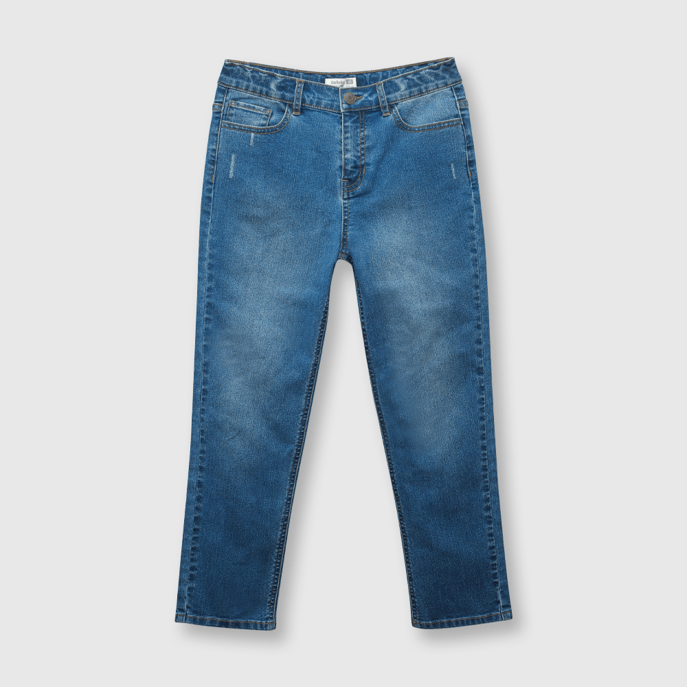 Jeans de niño regular dark denim (2 a 12 años) - Colloky Chile