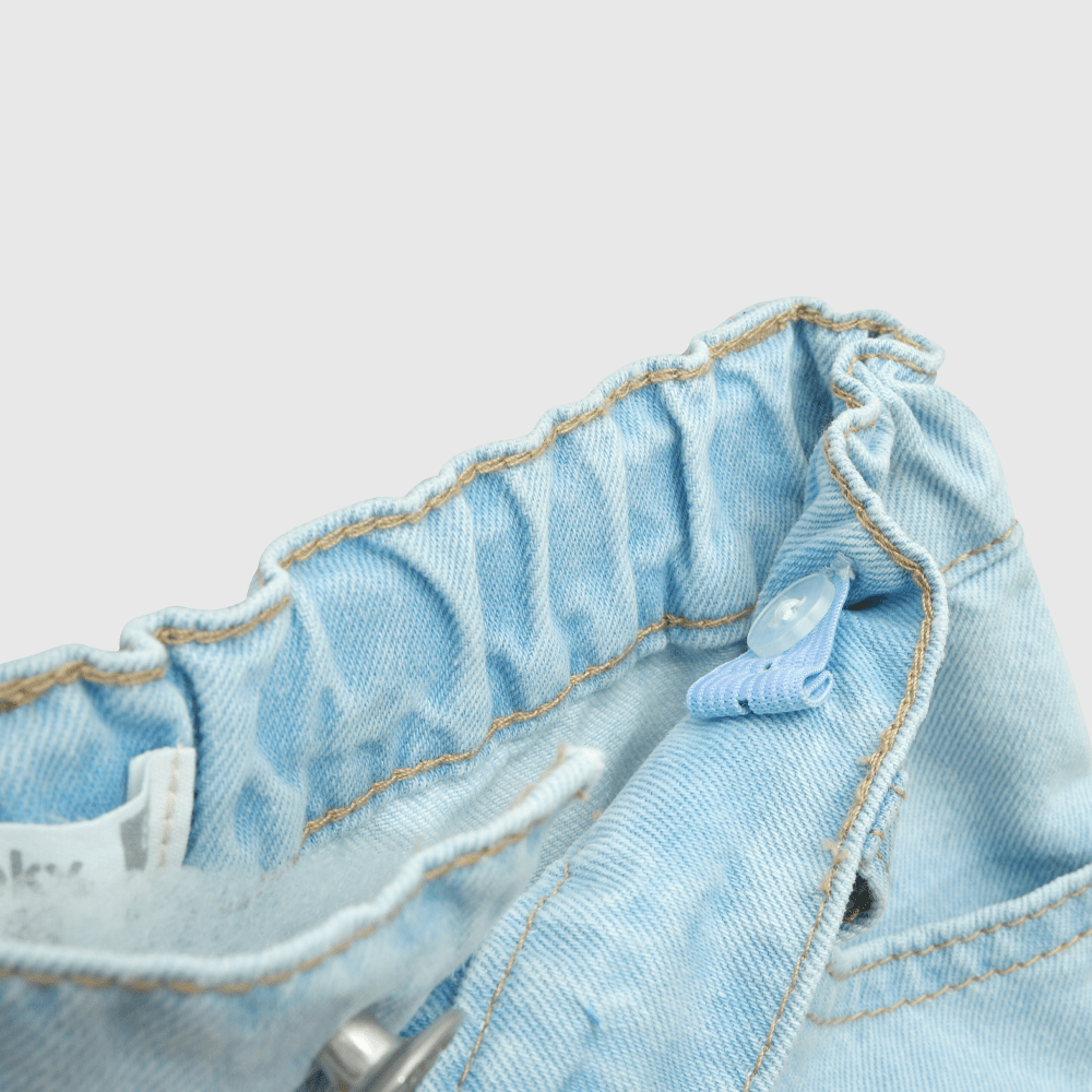 Short de niña mezclilla light blue (2 a 12 años) - Colloky Chile