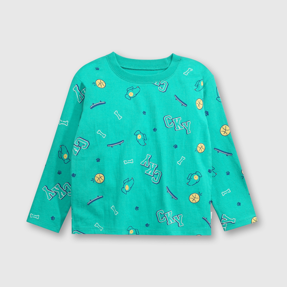 Polera Verde de Niño - Colloky Chile