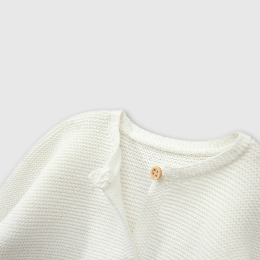 Chaleco Colección Unisex Blanco CHLAU110I24 - Colloky Chile