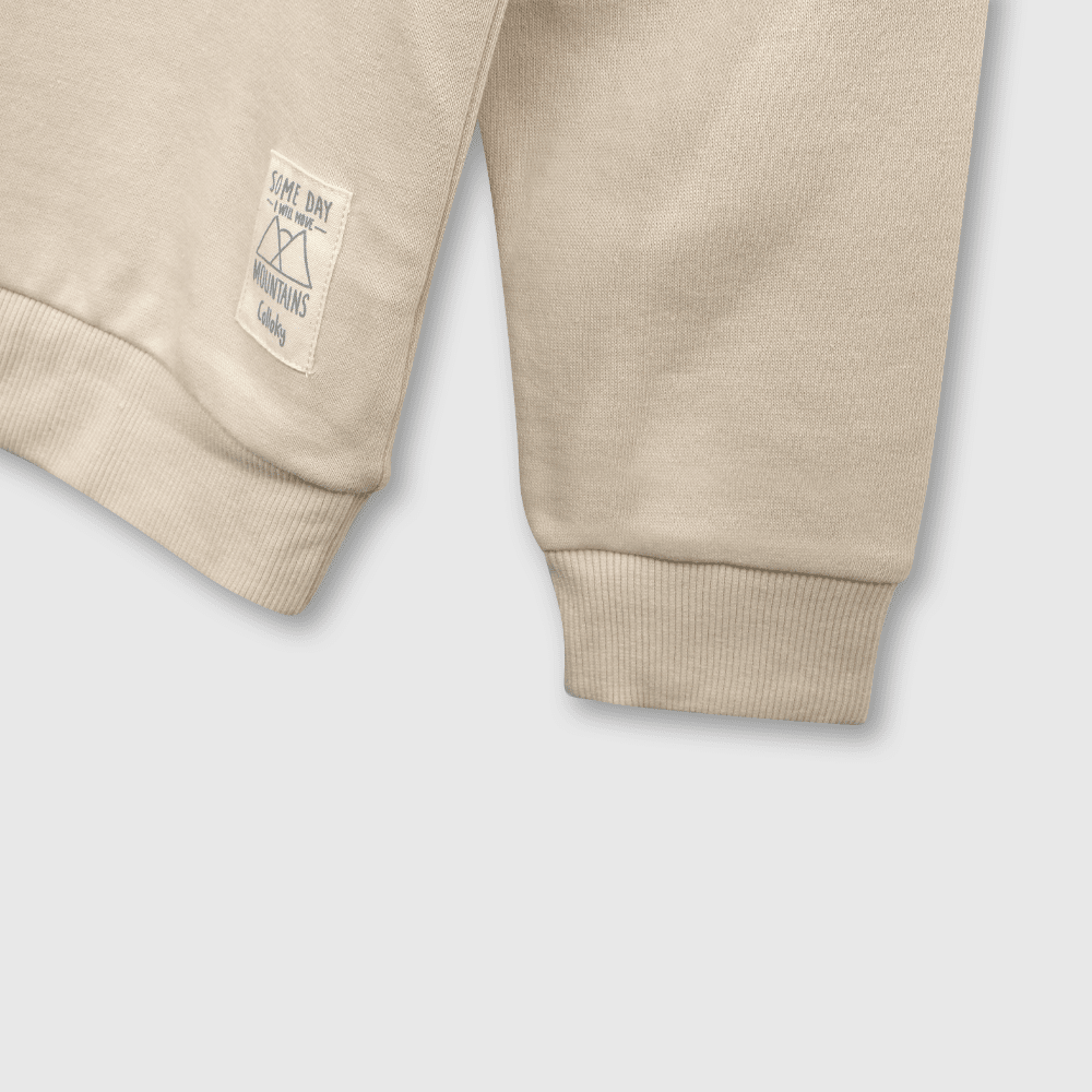 Polerón Every day Niño Beige PLPO9766I24 - Colloky Chile