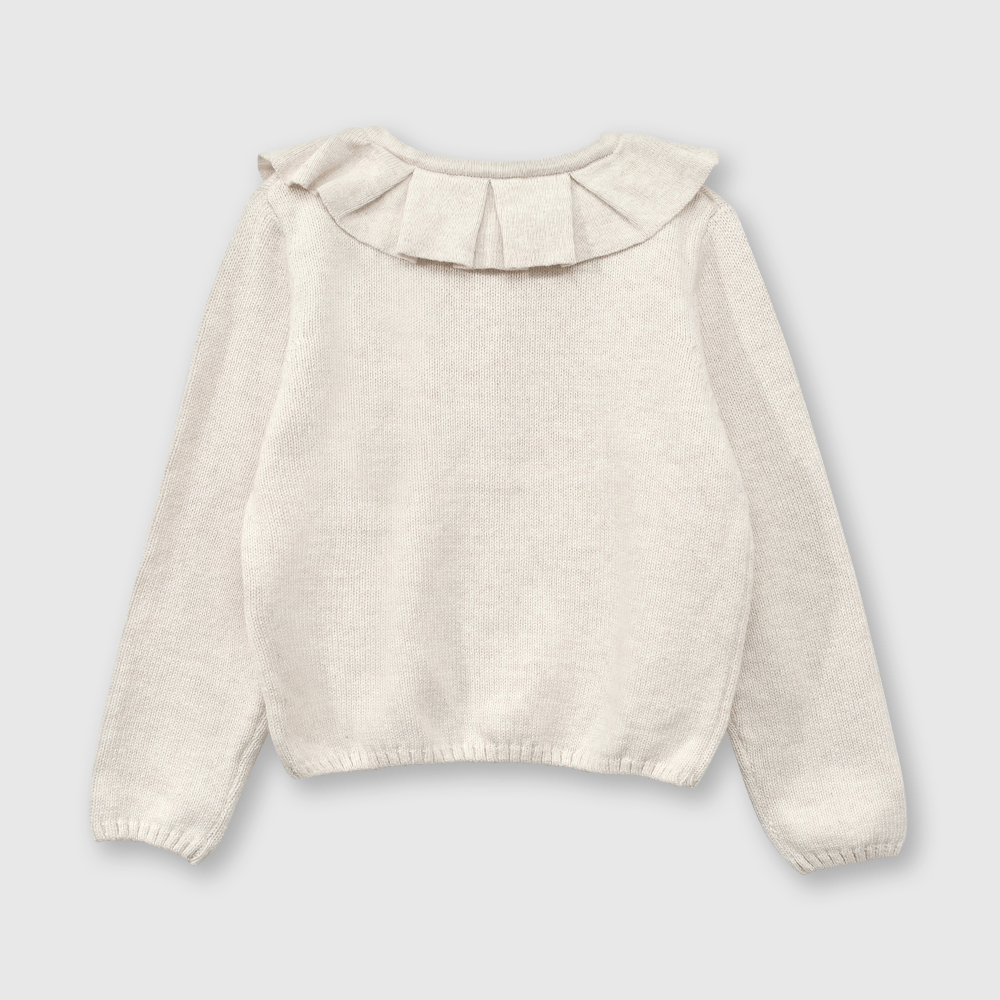 Chaleco Colección Niña Beige CHLA1866I24 - Colloky Chile