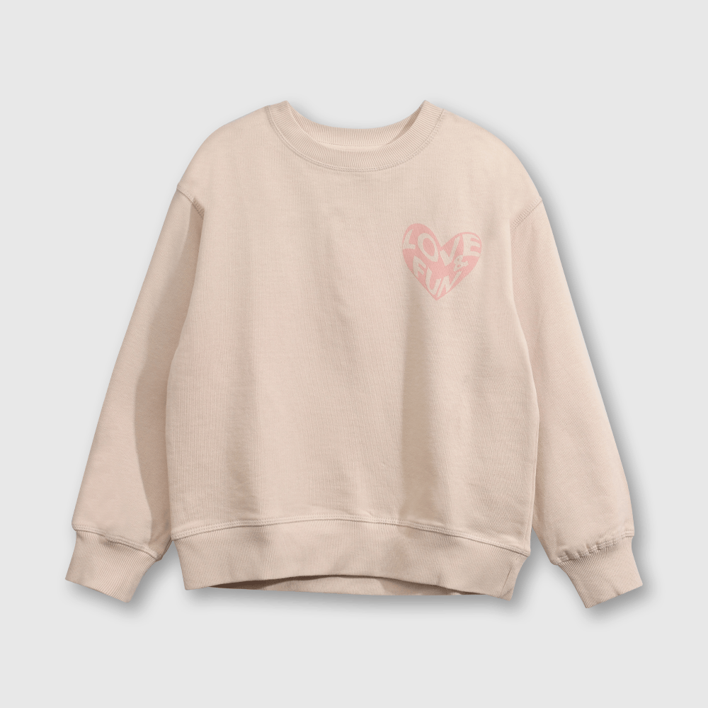 Polerón Beige de Niña - Colloky Chile