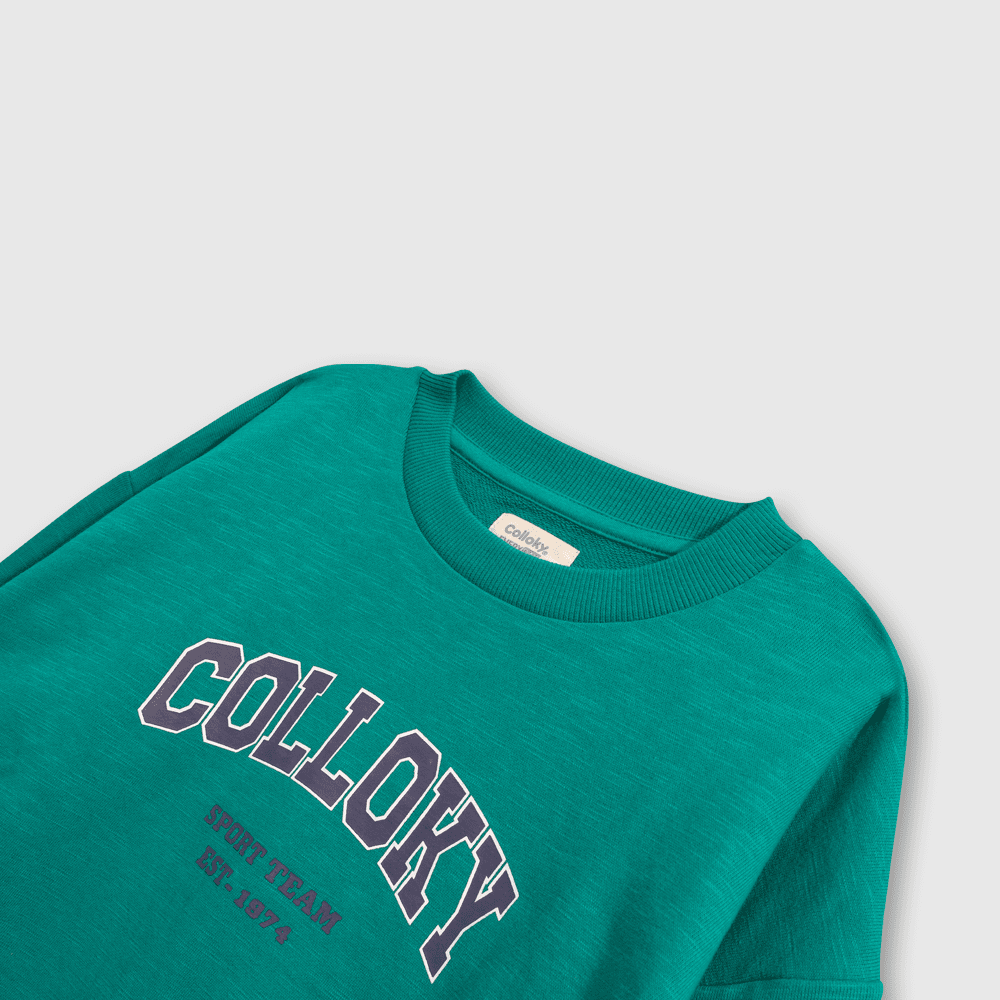 Polerón Básico Verde - Colloky Chile