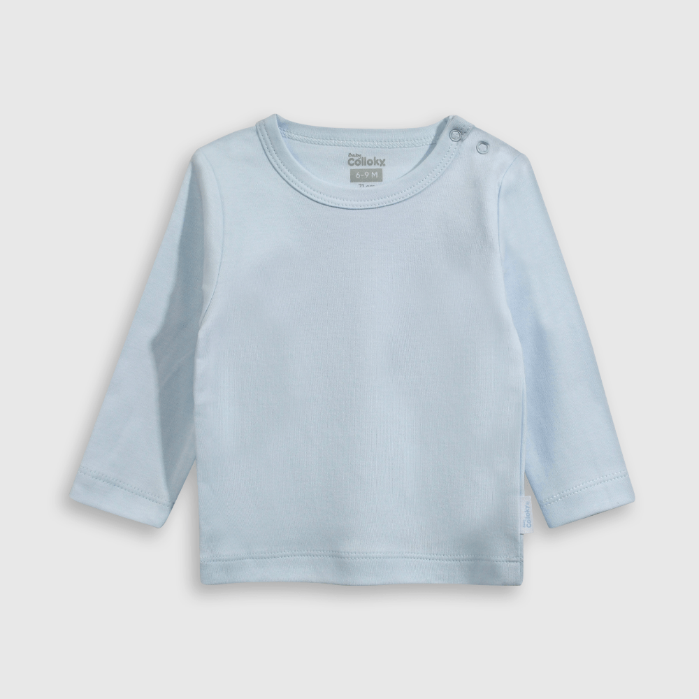 Pack de 3 Camisetas Baby Celeste de Bebé - Colloky Chile