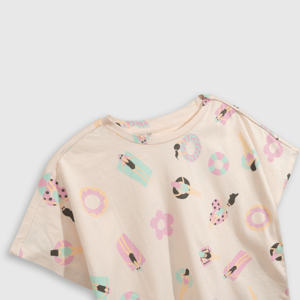 Polera Básica Rosada - Colloky Chile