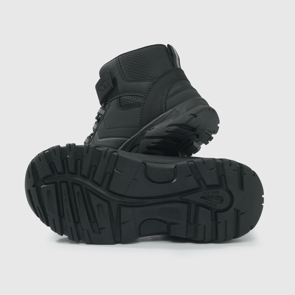 Botín Escolar Negro con Velcro - Colloky Chile