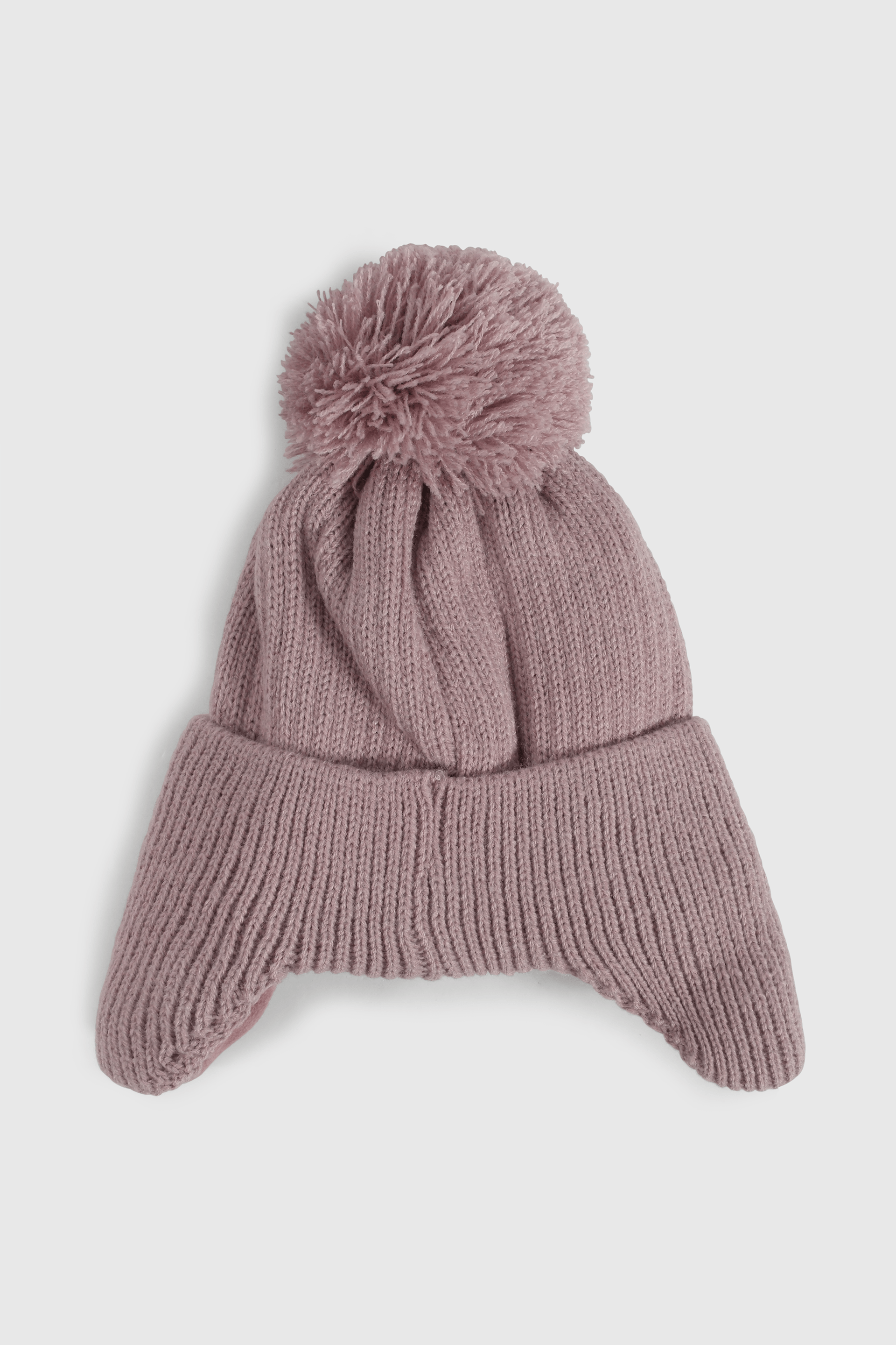 Gorro Tejido con Forro Morado - Colloky Chile