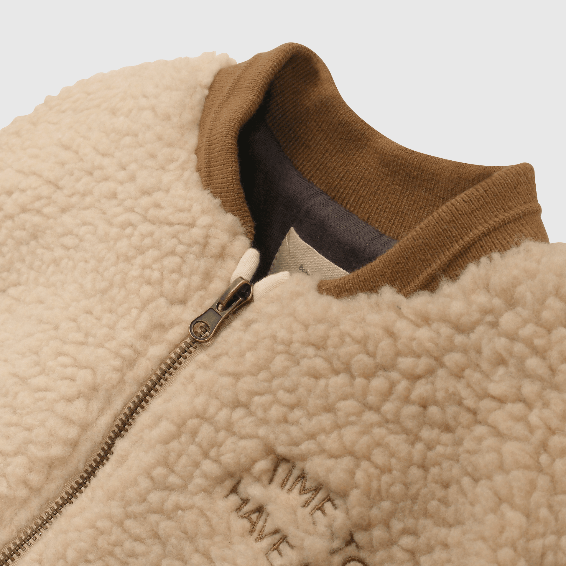 Chaqueta Bomber Chiporro Cotele Beige - Colloky Chile