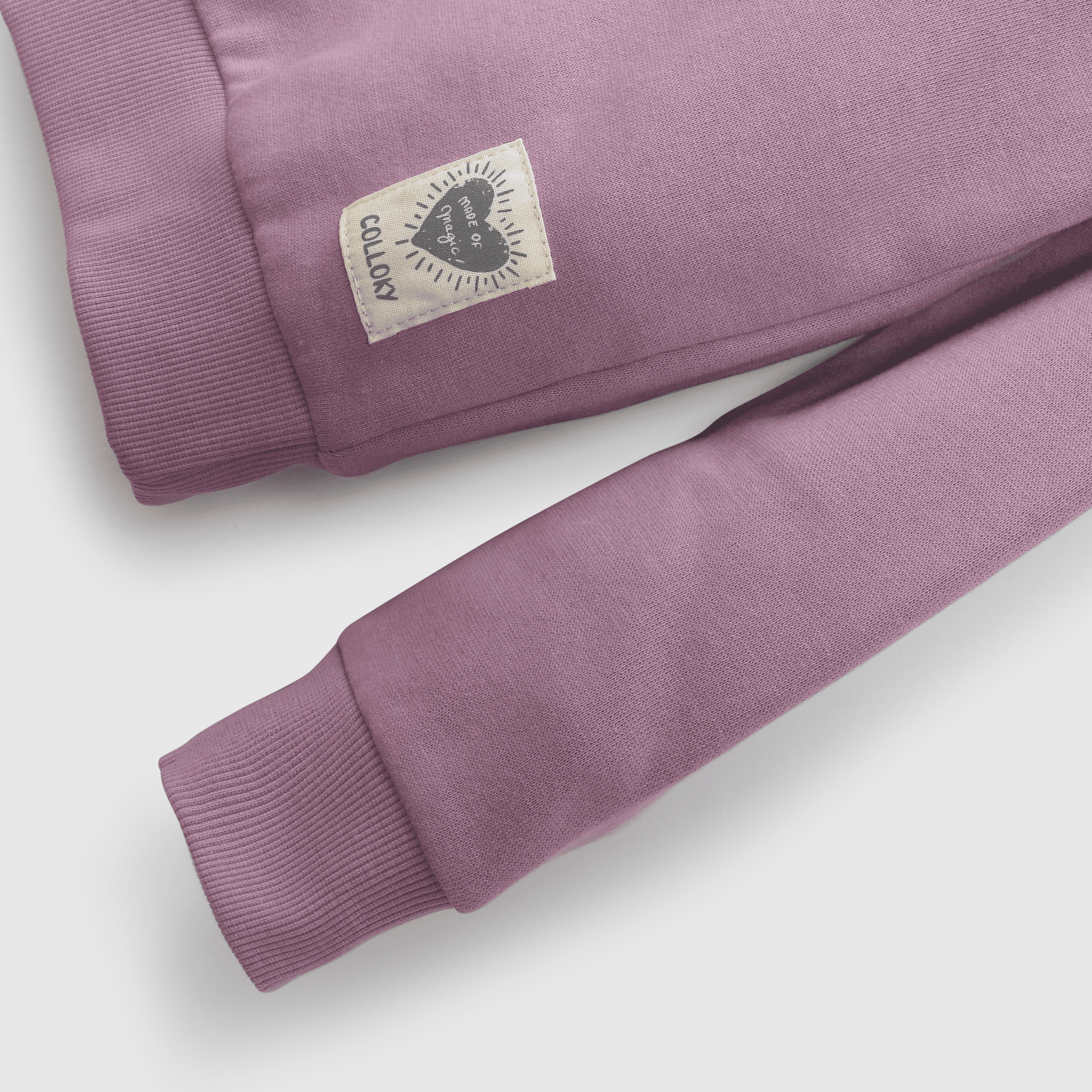 Polerón Morado de polycotton Cerrado Liso para Niña - Colloky Chile