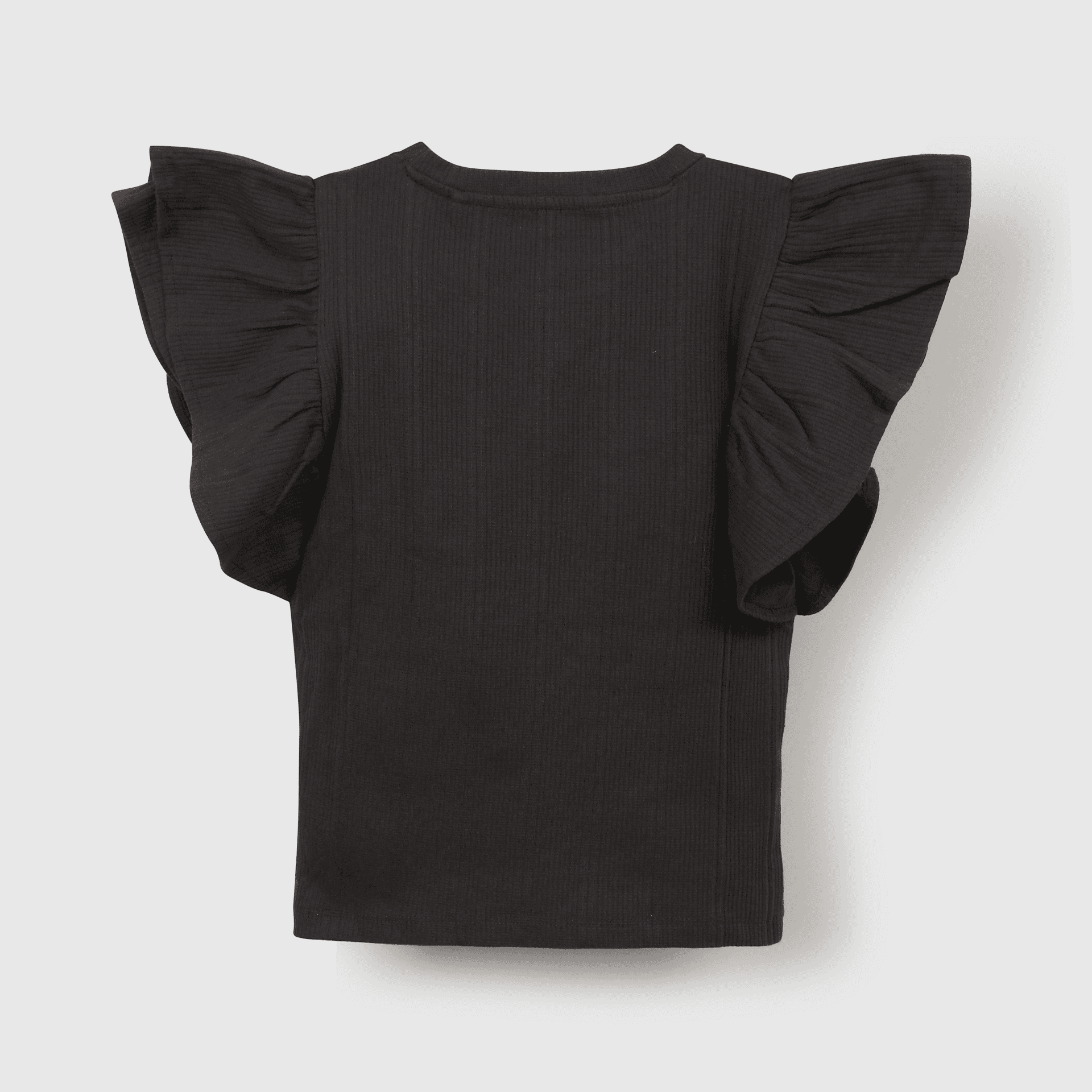 Polera Negra con Vuelos - Colloky Chile