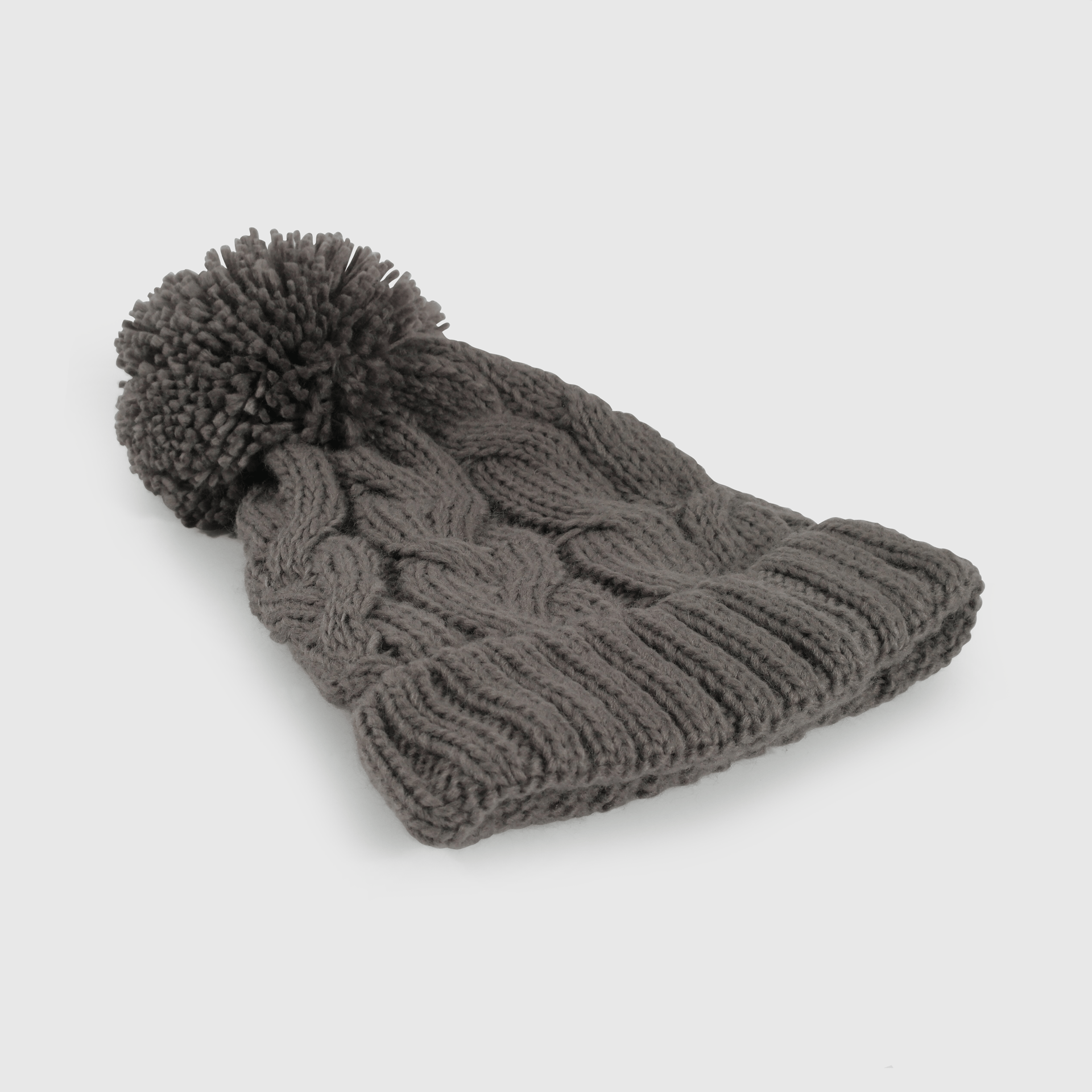Gorro Trenzado con Forro Gris - Colloky Chile