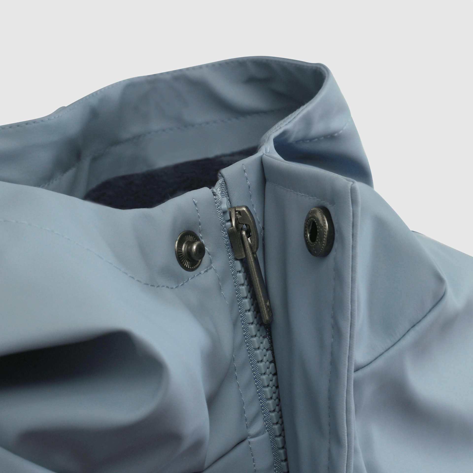 Chaqueta Engomada y con Forro Azul - Colloky Chile