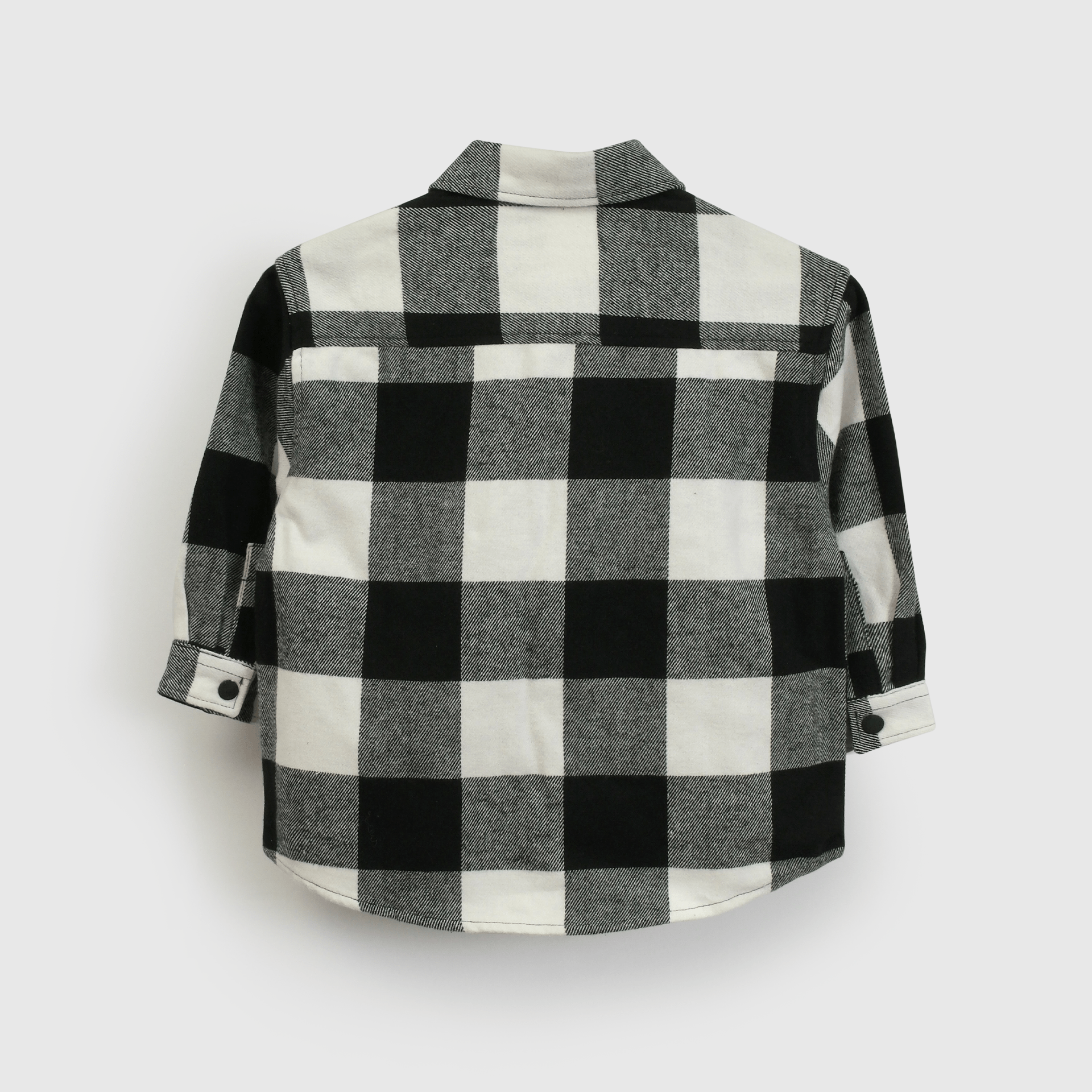 Sobre camisa Negra Cuadros - Colloky Chile