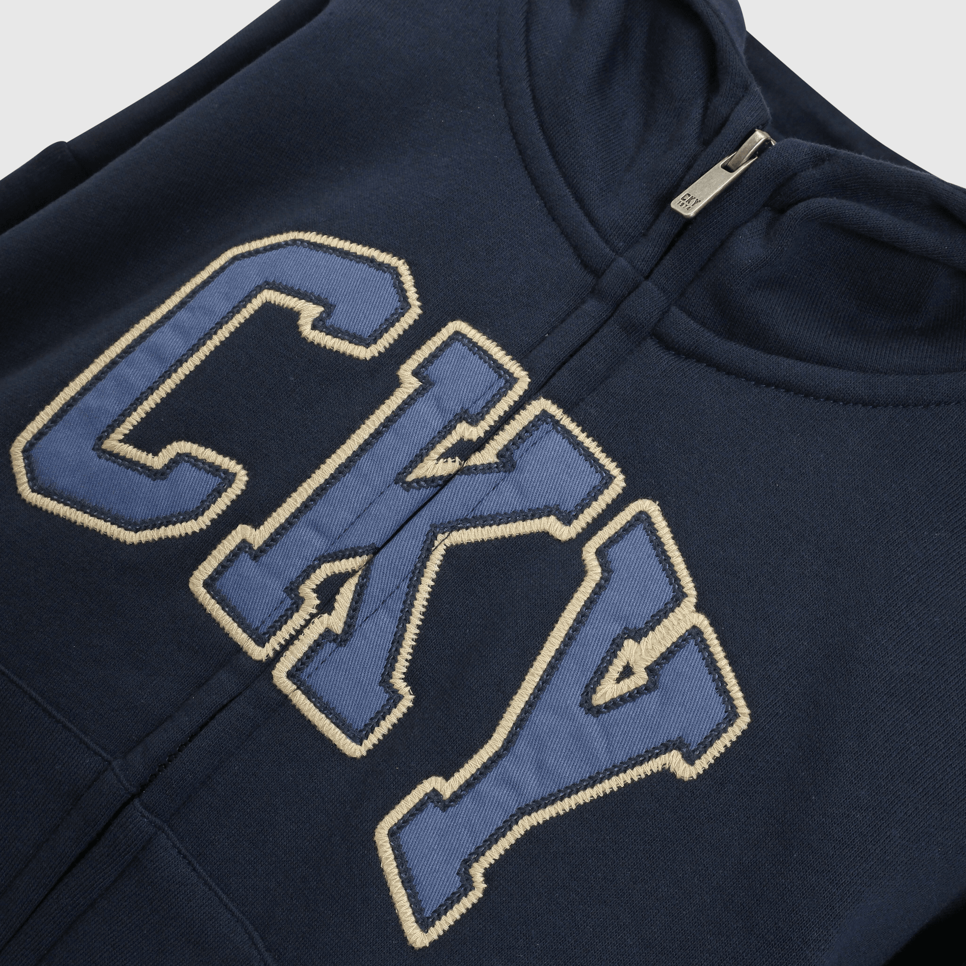 Polerón CKY Azul con Cierre - Colloky Chile